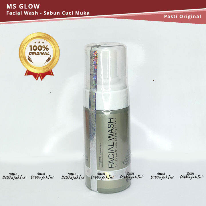Promo MS Glow Facial Wash - Sabun Cuci Muka MS Glow For super Clean and ...