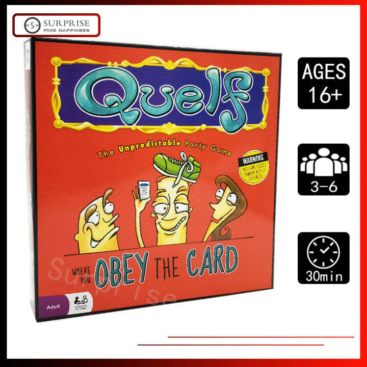 【เซอร์ไพร์ส】BOARD Game QUELF Theเกมปาร์ตี้เกมปาร์ตี้ที่คาดเดาไม่ได้ ...
