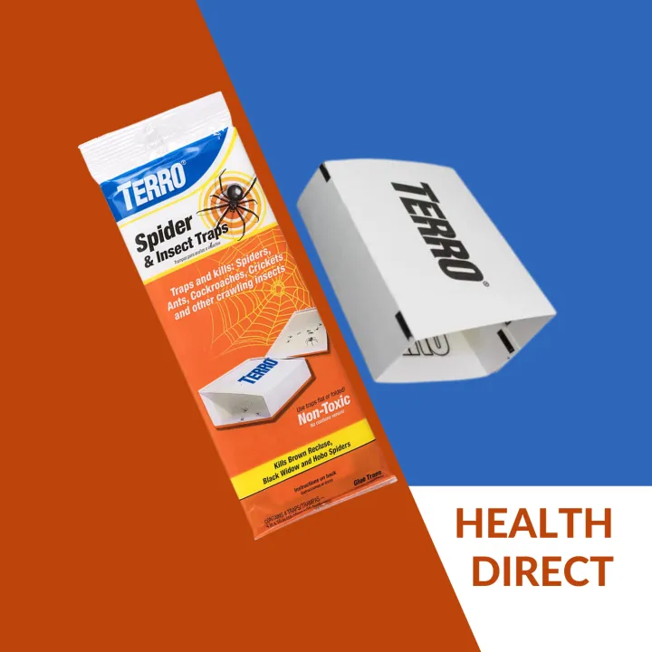 Terro Spider & Insect TRAP 4 GLUE TRAPS | Lazada PH