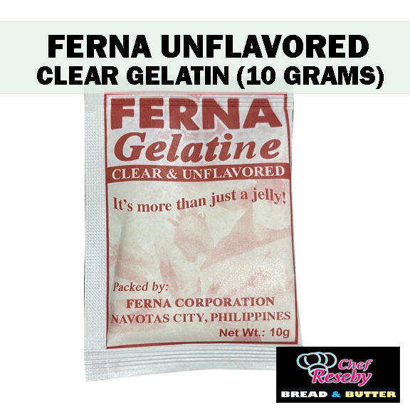 Ferna Clear and Unflavored Gelatin For Baking and Cooking 10grams ...