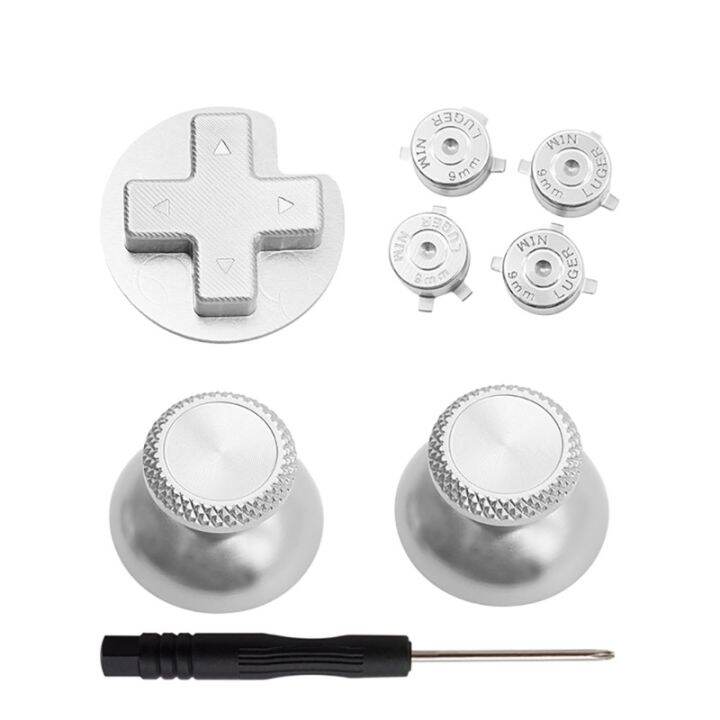 Metal Thumb Stick Keys for Switch Pro Controller Replacement ABXY ...