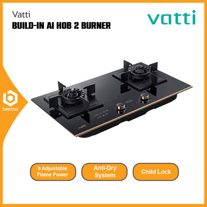 Vatti (C835G) Build-In Hob 2 Burner 78cm AI Gas Hob - C835G | Lazada