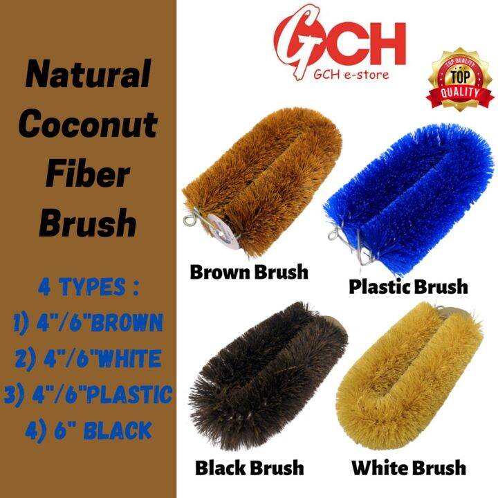 💦Natural Coco Brush / Cleaning Brush / Coconut Fiber Abalone Brush ...