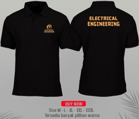 Kaos Polo Shirt Tshirt Baju Kerah Distro Electrical engineering Teknik ...