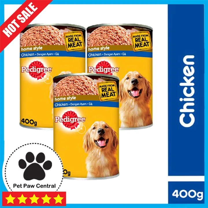 PEDIGREE Chicken Wet Can Dog Food Set of 3 (400g) | Lazada PH