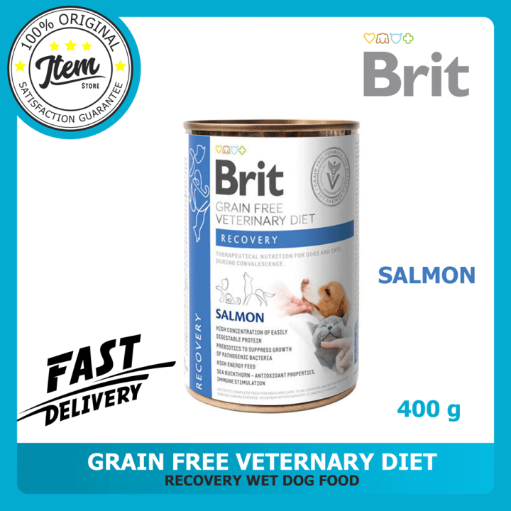 BRIT GRAIN FREE VETERNARY DIET RECOVERY WET DOG FOOD 400G | Lazada PH