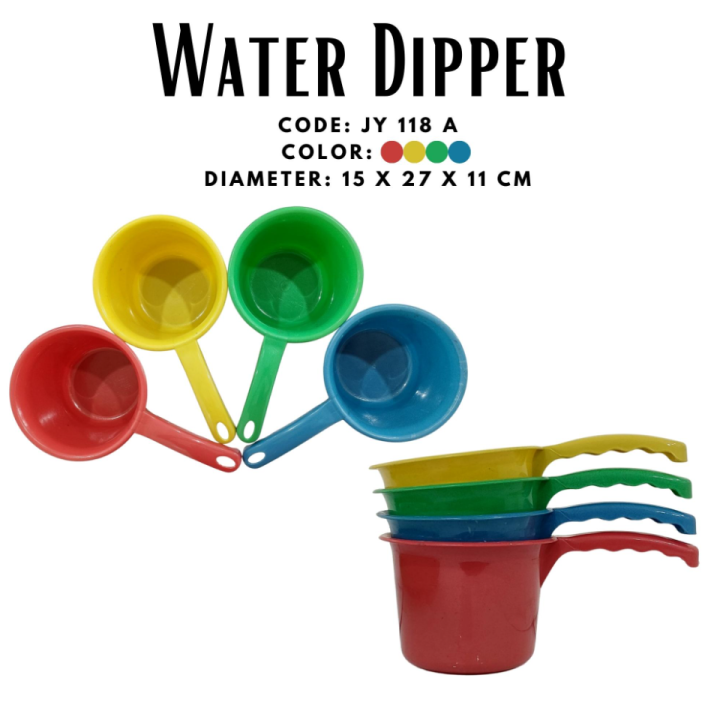 JY 118 A WATER DIPPER/ WATER DIPPER/ COLORED/ TABO PANLIGO/ TABO ...