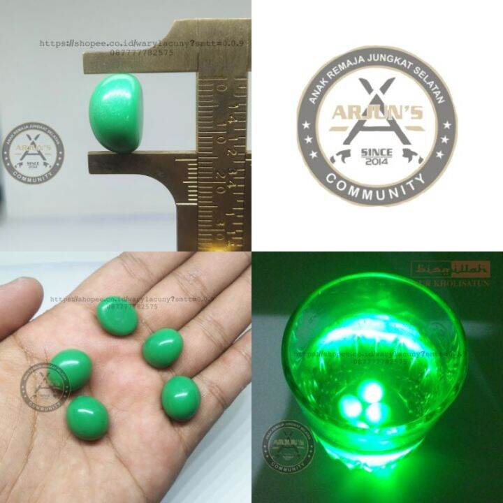 BARANG ANTIK BATU HIJAU MENYALA DALAM AIR | Lazada Indonesia