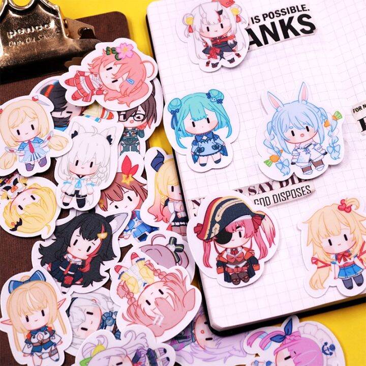 Original Hololive Vtuber Youtuber Animation Stickers Shirakami Fubuki ...