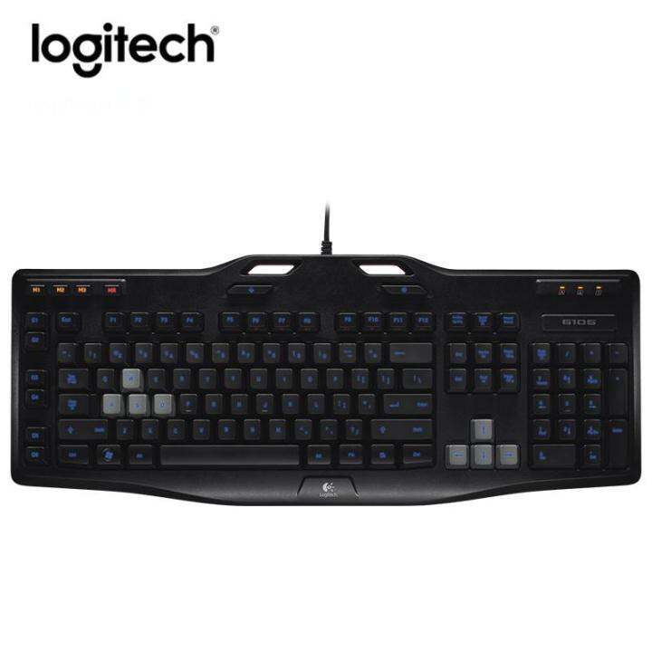 G105 Wired Gaming Keyboard Laptop Pc Gamer Backlight Multi Key Input Ergonomics Multimedia