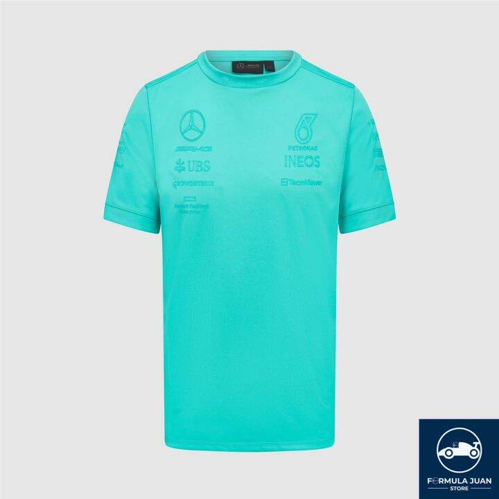 Mercedes-AMG Petronas 2023 Team Driver T-shirt - Stealth Green ...