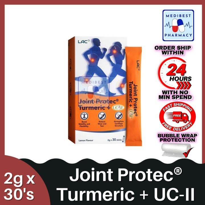 LAC Joint Protec Turmeric + UC-II (2g x 30 Sticks) | Lazada