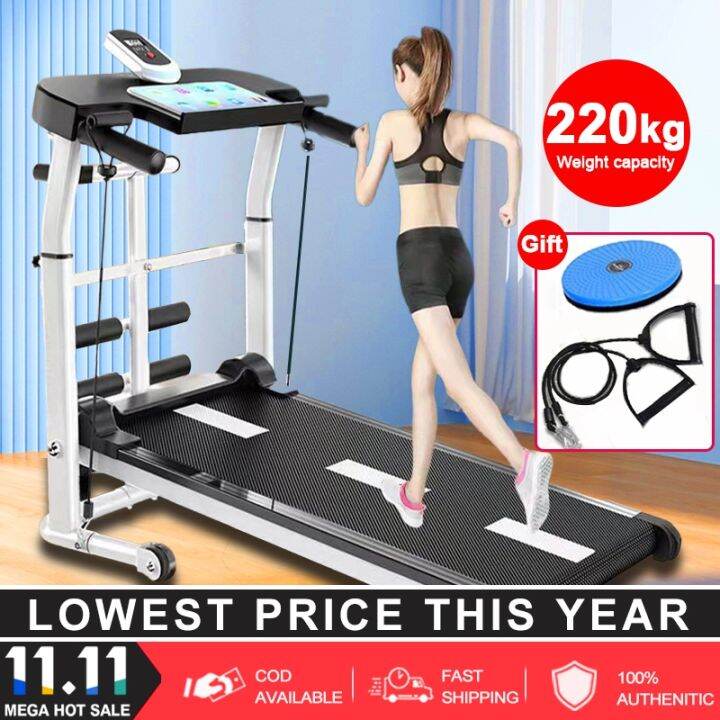 Multifunctional Luxury Treadmill Household Mechanical Foldable Exercise ...