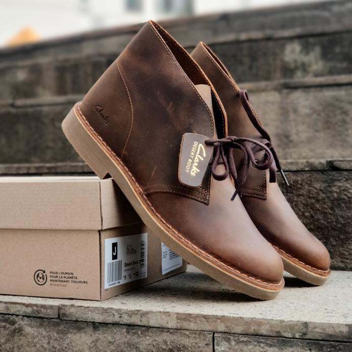 Sepatu Clarks Desert Boot 2 - Beeswax | Lazada Indonesia