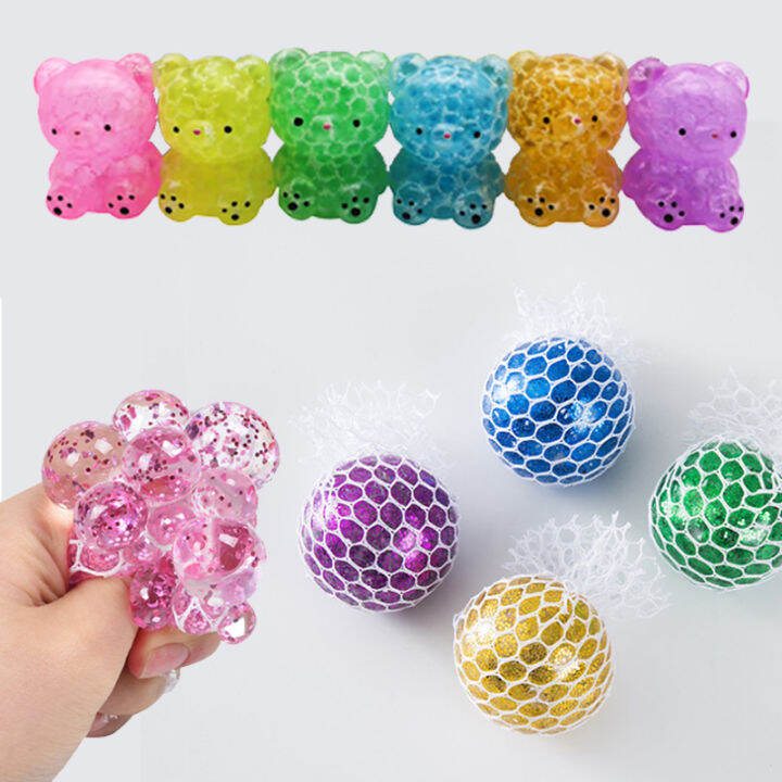 Mesh Squish Ball / Squeeze Ball Release Stress Funny Anti-Stress ...