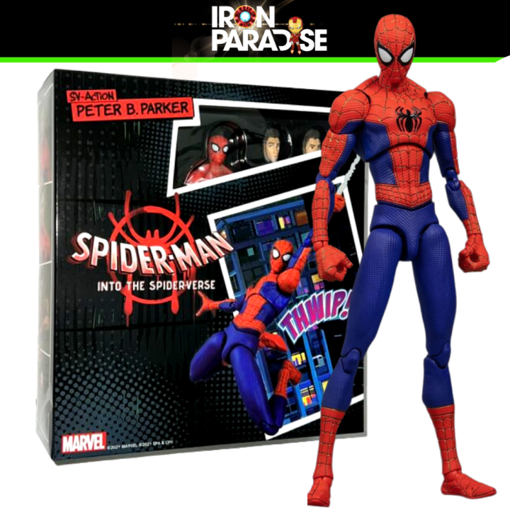 Sentinel Peter B Parker Spiderman Into The Spiderverse Action Figure ...