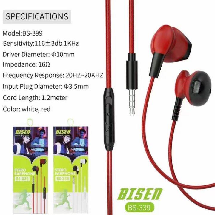 Bisen BS339 6D Fashion Headset | Lazada PH