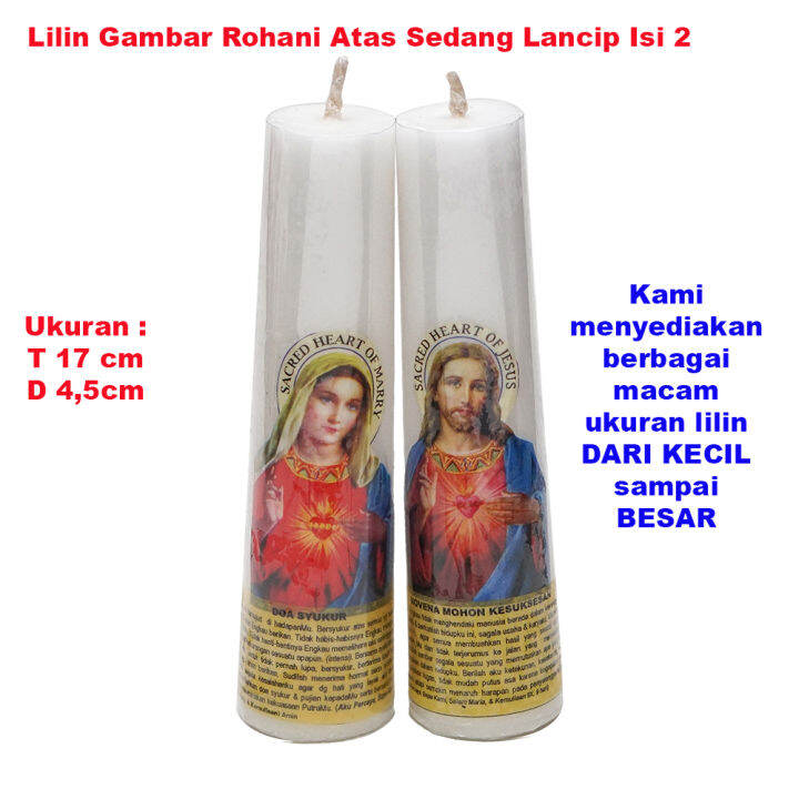 Lilin Misa Altar Gereja Lilin Paskah Gambar Rohani Atas Sedang Lancip ...