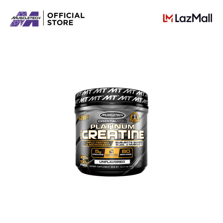 Muscletech 100% Platinum Creatine 400g 80 serve | Lazada PH