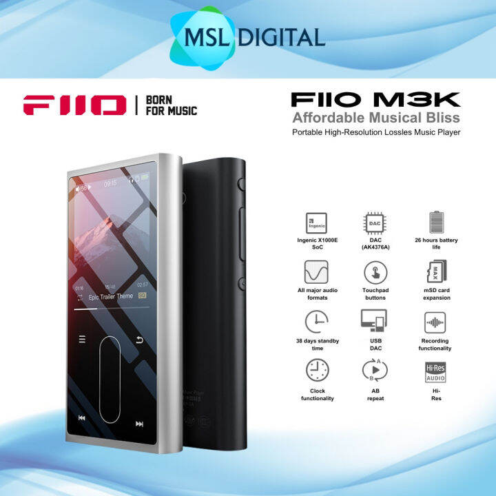 FiiO M3K Portable High-Resolution Lossless Music Player | Lazada
