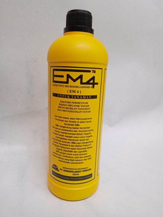 Pupuk Organik Cair / Bakteri EM4 Pertanian 1 liter dari Songgolangit Persada | Lazada Indonesia