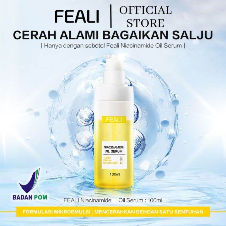 [BPOM] FEALI Niacinamide Oil Serum - Mengatasi Flek Hitam Dan ...