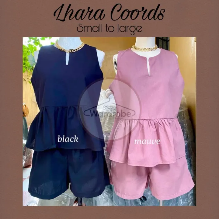 Lhara Coordinates | Top and Short Terno | Lazada PH
