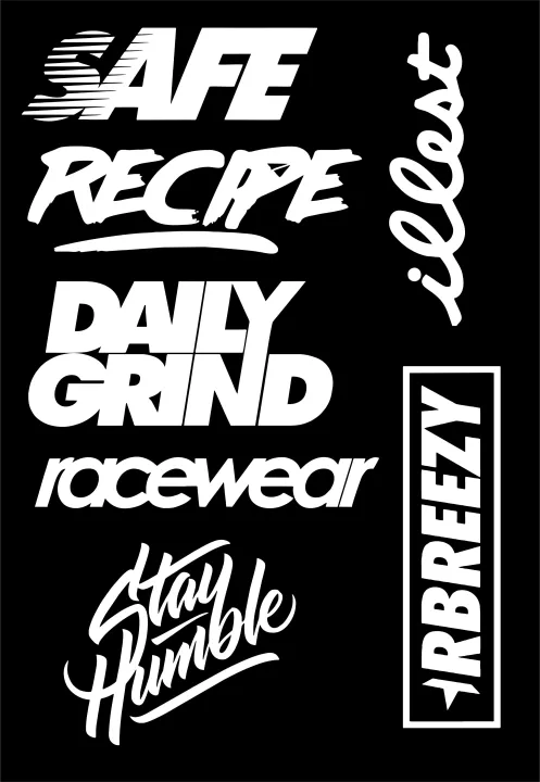 Cut Out 3m Vinyl Sticker Set For Motorcycle and Bike | Lazada PH