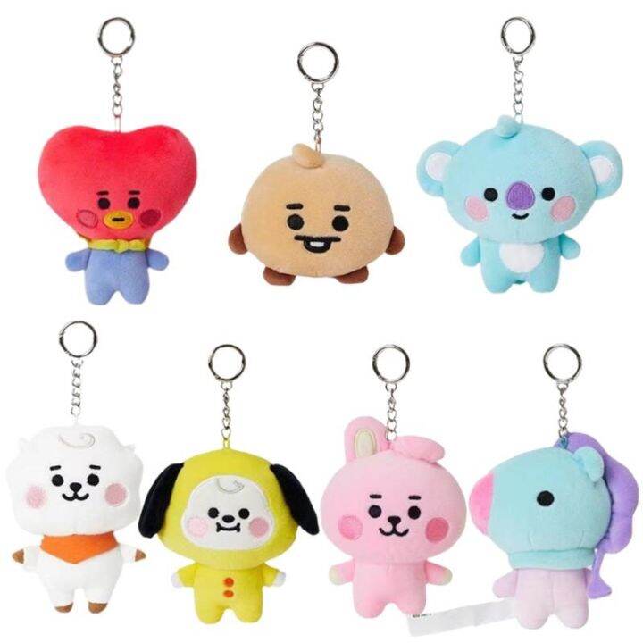 {Icc toy}Line Friends BT21 Series Cooky Shooky Tata Koya Cartoon Plush ...