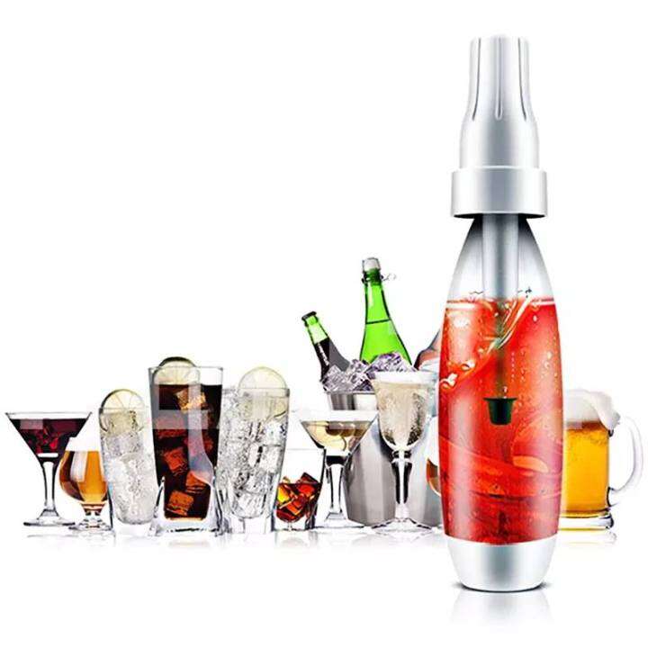 เครื่องทำโซดาsoda plus แถมแก๊ส 10ชิ้น เครื่องทำโซดา ขวดทำโซดา ที่ทำโซดา ...