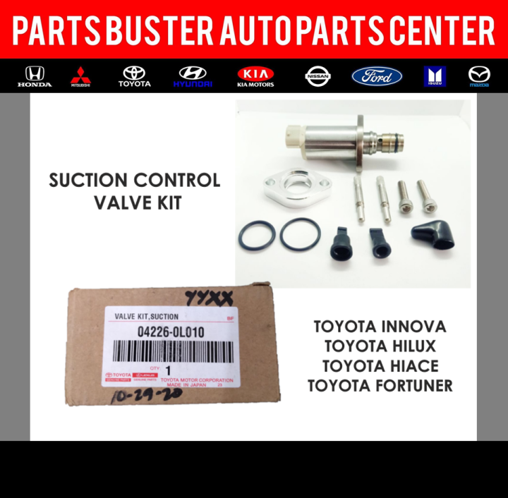 Genuine Suction Control Valve Kit for Toyota Innova, Toyota Fortuner ...