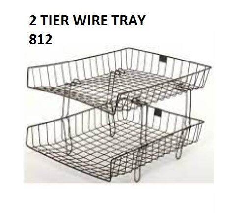 WIRE TRAY 2 TIER | WIRE TRAY 3 TIER | METAL PAPER TRAY FOR OFFICE ...
