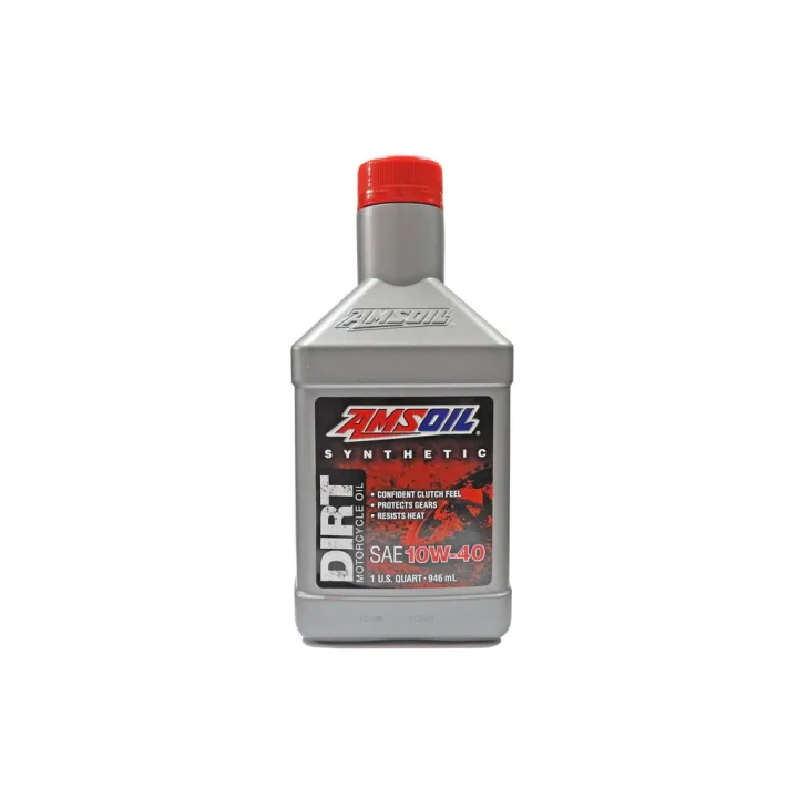 &3*Amsoil Synthetic Dirt Bike 10W40 Motorcycle Oil (946ml) | Lazada PH