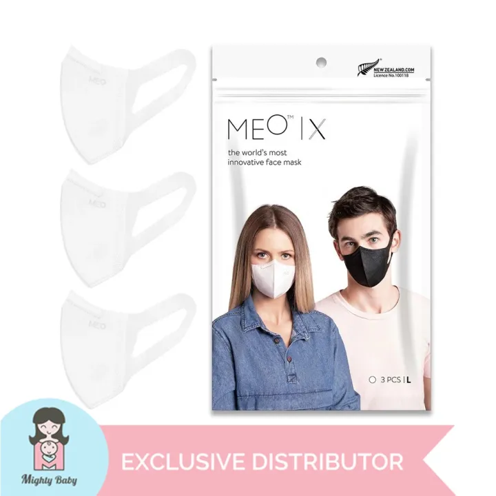 Breathable cotton Meo X Disposable Face Masks (Adults) - White | Lazada PH