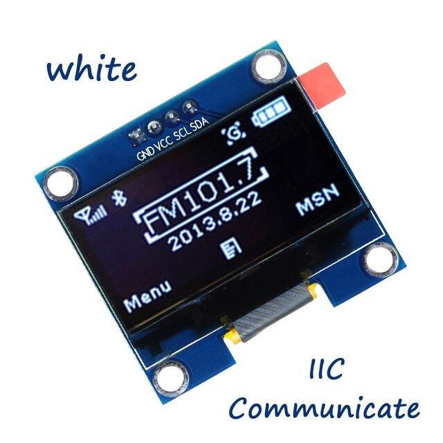 OLED Display I2C Module 1.3" for Arduino (White) หน้าจอ OLED สำหรับ ...