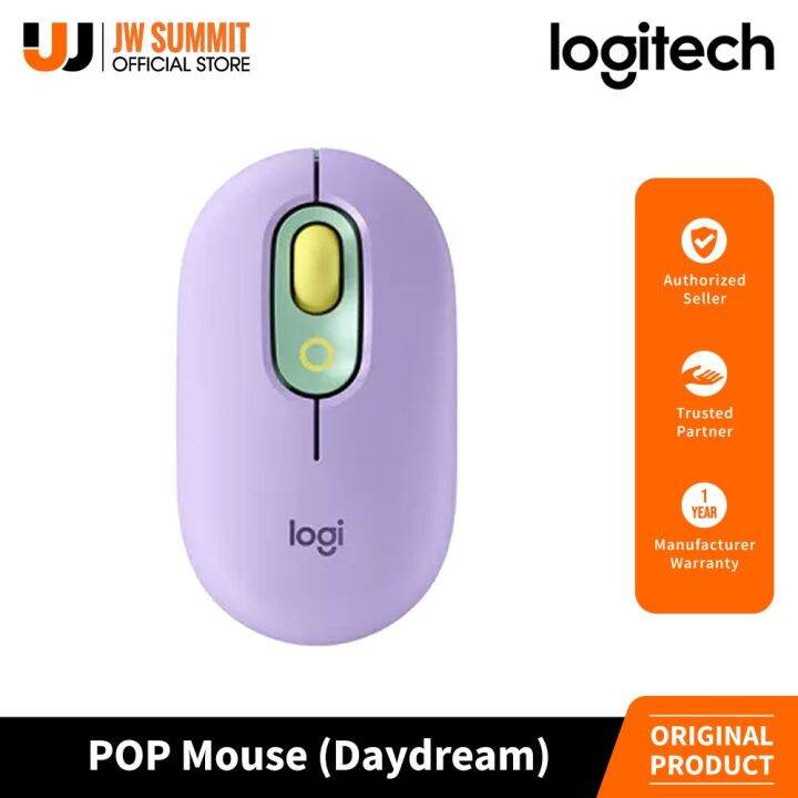 Logitech POP Mouse 1000-4000 DPI Customizable Emoji, Silent touch ...