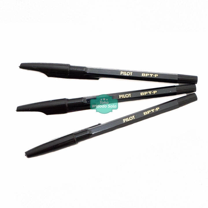 Pulpen Pilot BPTP Hitam/ Biru/ Merah (Bolpoin Ballpoint Tinta Stainless ...