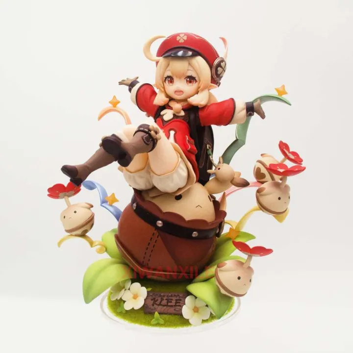 17cm Genshin Impact Klee Hibana Knight Anime Figure Genshin Impact ...