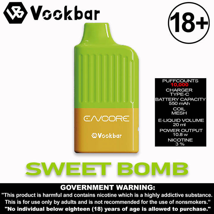 Vookbar Encore 10000 Device One Set 20ml Type-C Rechargeable | Lazada PH