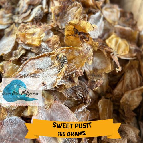Dried Sweet Pusit 100grams | Ocean Bites Philippines | Lazada PH