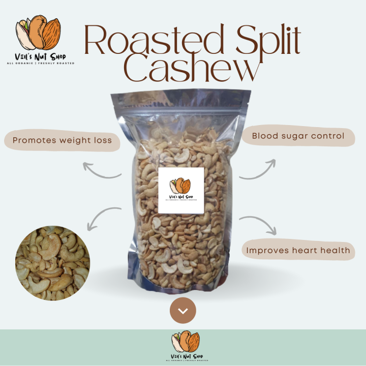 Roasted Split Cashew (in 1KG, 500G, 200G) | Lazada PH