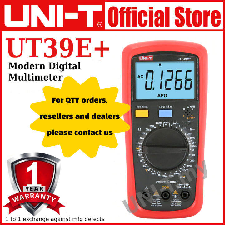 UNI-T UT39C+ UT39E+ UT39A+ Digital Multimeter | Lazada
