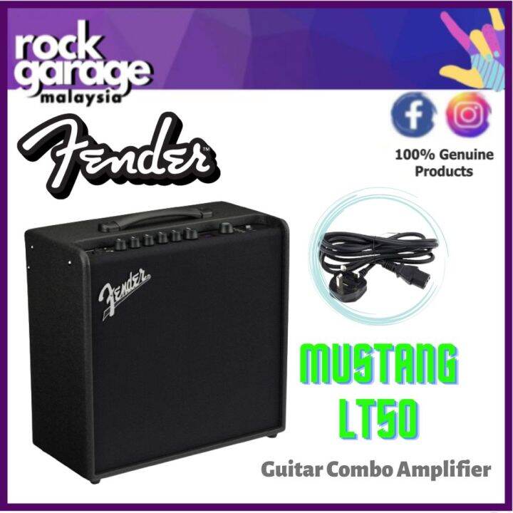 Fender Mustang LT50 Guitar Combo Amplifier (LT-50/LT 50) | Lazada