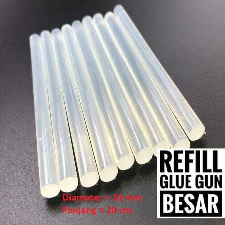 Lem tembak - Lem Bakar - Isi Lem Tembak Besar/Refill Lem Tembak Ukuran ...