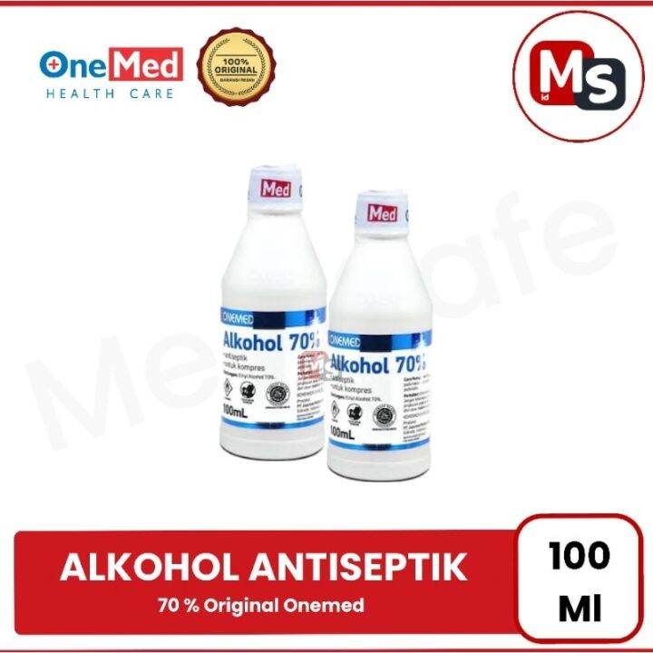 Alkohol 70% OneMed 100 ml Alcohol Antiseptik | Lazada Indonesia