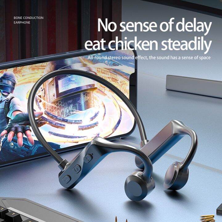 Bone Conduction Bluetooth Headset Universal Wireless Headphones for Gym ...