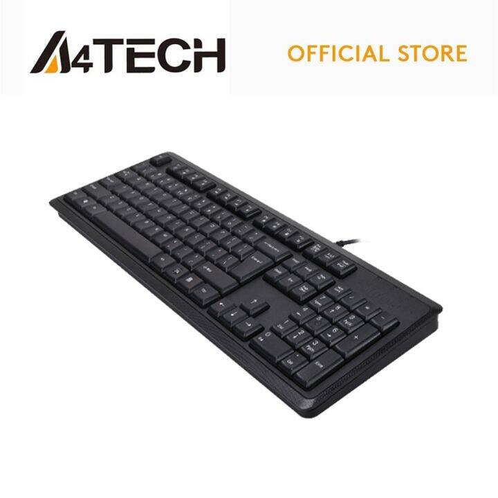 【8C4k6FNA】ready stock A4Tech KRS-92 USB Spillproof USB Wired Keyboard ...