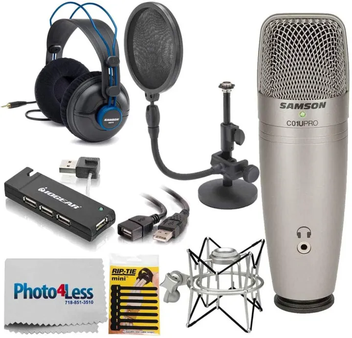 Authentic Official Samson C01U Pro USB Studio Condenser Microphone ...