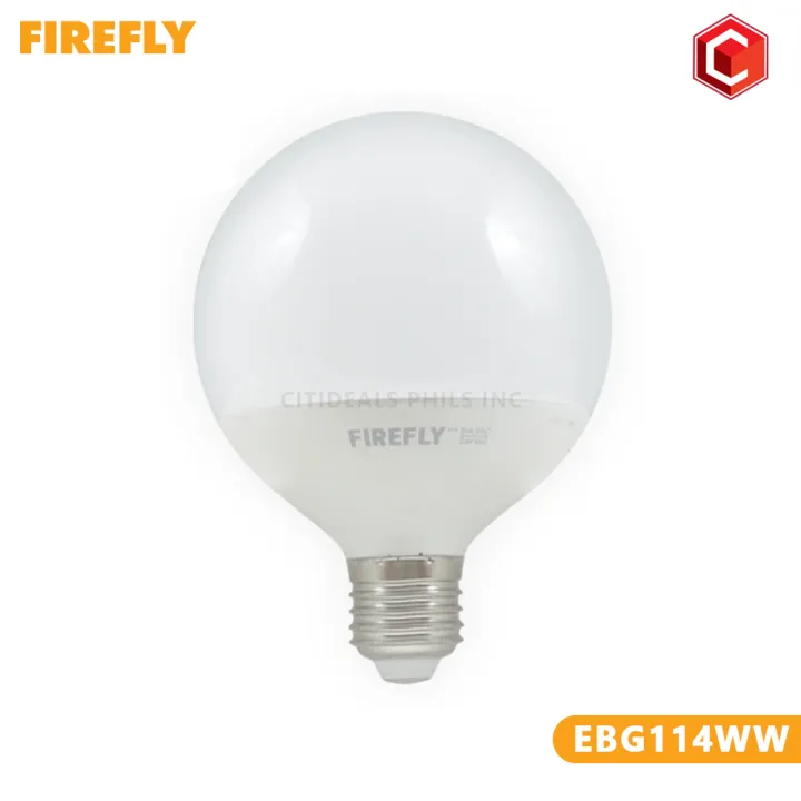 LIGHT BULB LED 14W Non-Dimmable 10 Years Warm White FIREFLY EBG114WW ...