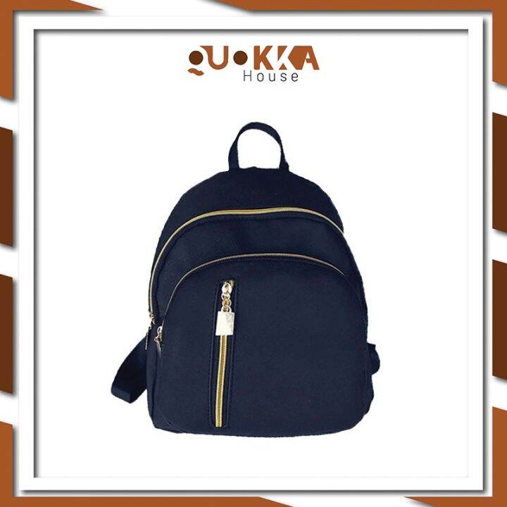 QUOKKA Fashion Design Backpack Simple Elegant Female Casual Bag Korean ...
